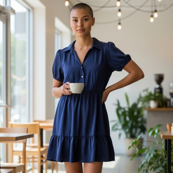 BeBop | Dresses | Nwt Bebop Navy Blue Mini Dress | Poshmark